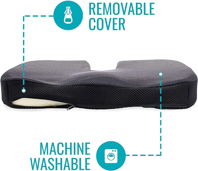 Back & Tailbone Support Cushion