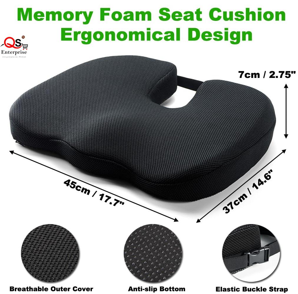 Back & Tailbone Support Cushion